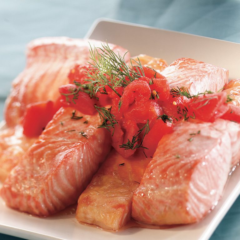 Salmon with Dilled Tomatoes - Simply Better Living
