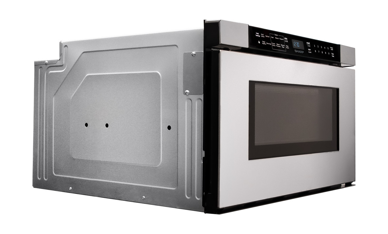 24 in. 1.2 cu. ft. Built-In Stainless Steel Microwave Drawer Oven ...