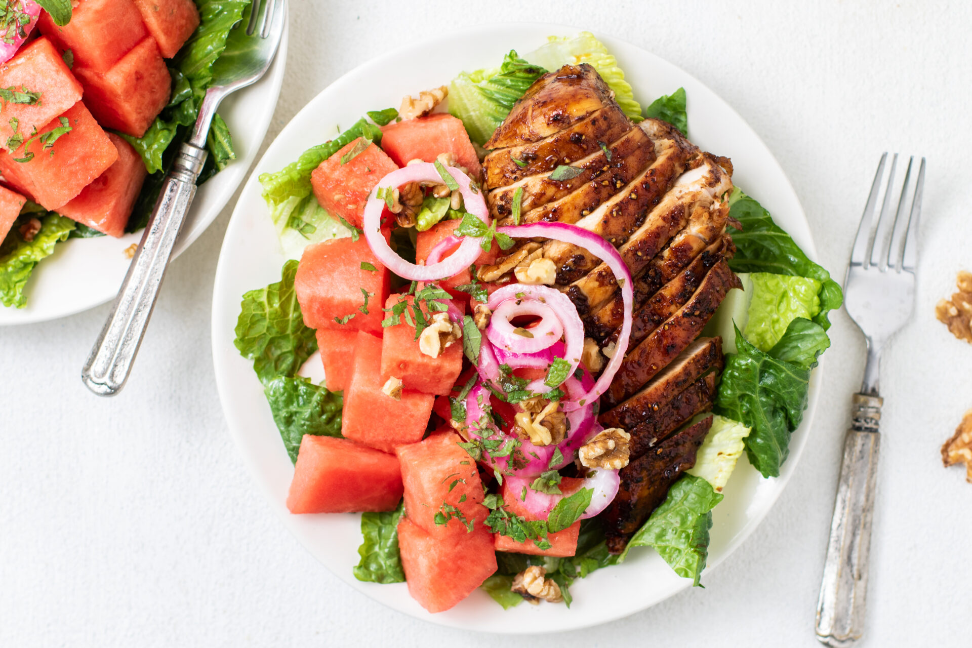 Watermelon Balsamic Chicken Salad Recipe - Simply Better Living