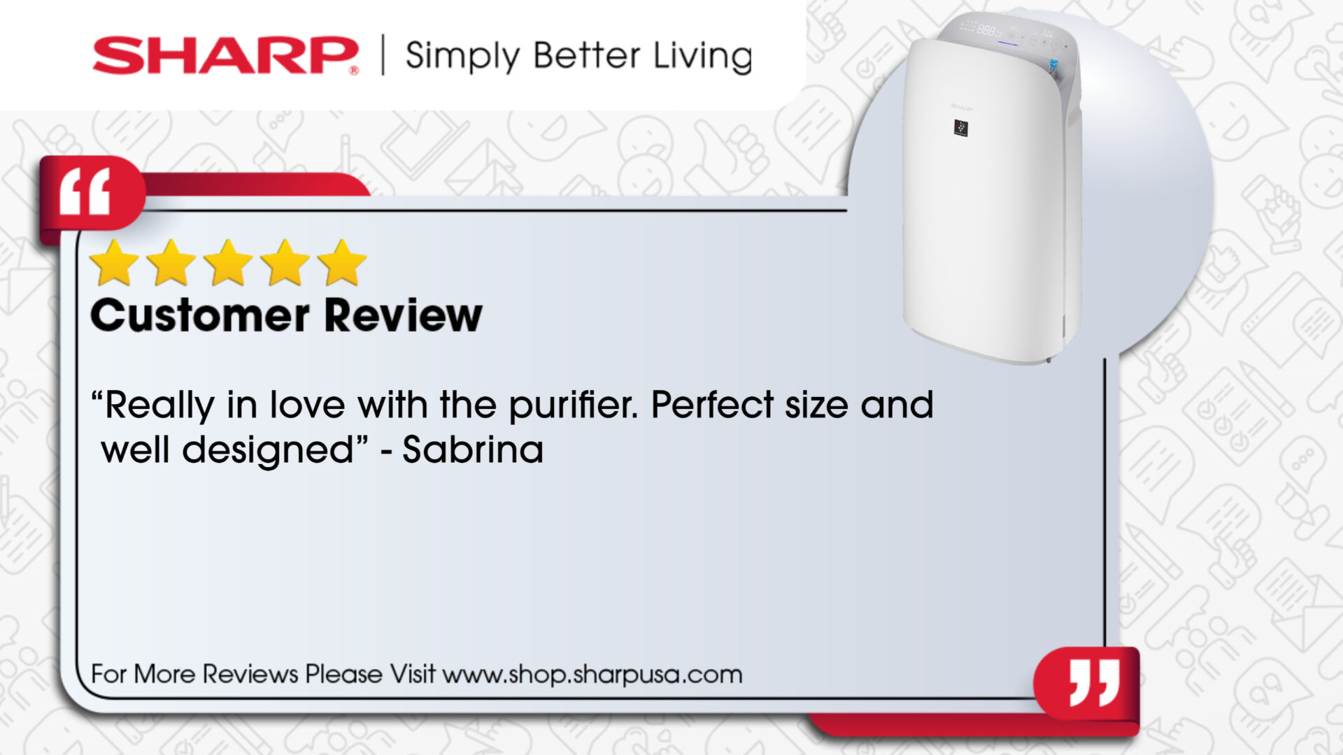 Sharp Customer Loves Their Air Purifier! - Simply Better Living