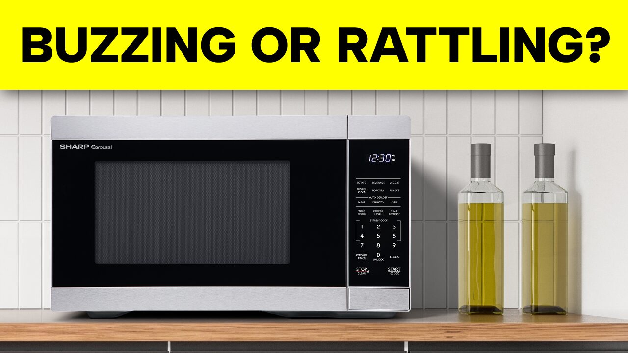 How to Fix a Buzzing or Rattling Noise in Your Countertop Microwave ...