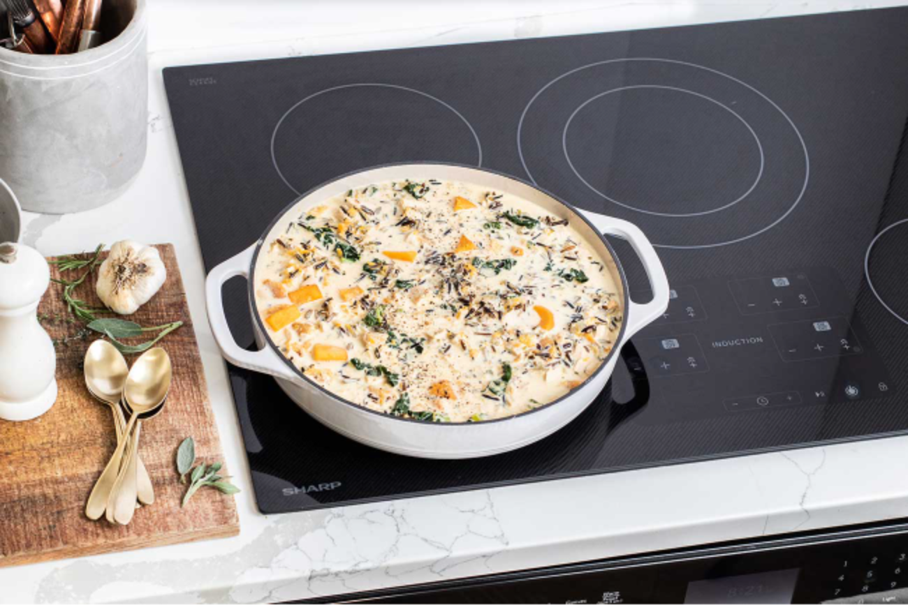 Comfort Meals Made on the Sharp Induction Cooktop - Simply Better Living